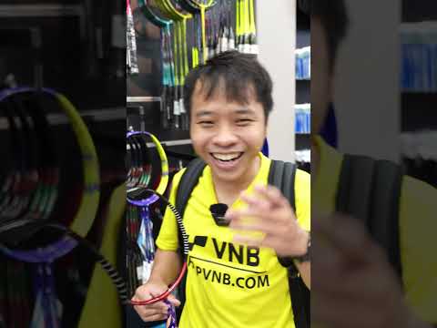 CHỈ 100K mà MUA HẲN VỢT XỊN cho CON TRAI CƯNG tại VNB DĨ AN 2??? #caulong #badminton #vnb
