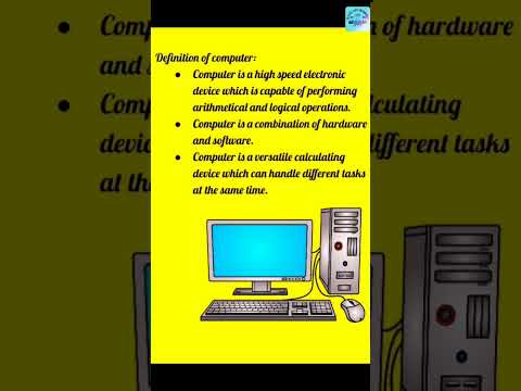 Definition of Computer || Imp GK Mcqs