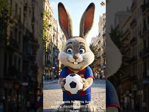 "AI-Crafted Barcelona Dream: A Fan’s Epic Street Football Adventure! "⚽✨