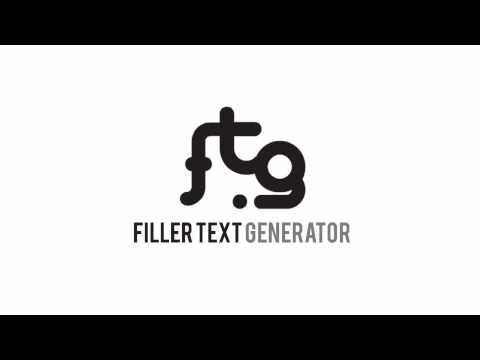 Filler Text Generator - Lorem ipsum generator!