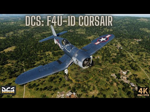 My First Flight in the New DCS: F4U-1D CORSAIR WWII Marianas