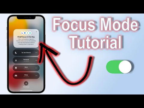 How To Use Focus On The iPhone 13, 12, 11 and iPad with iOS 15 (iPhone 13 Tutorial)