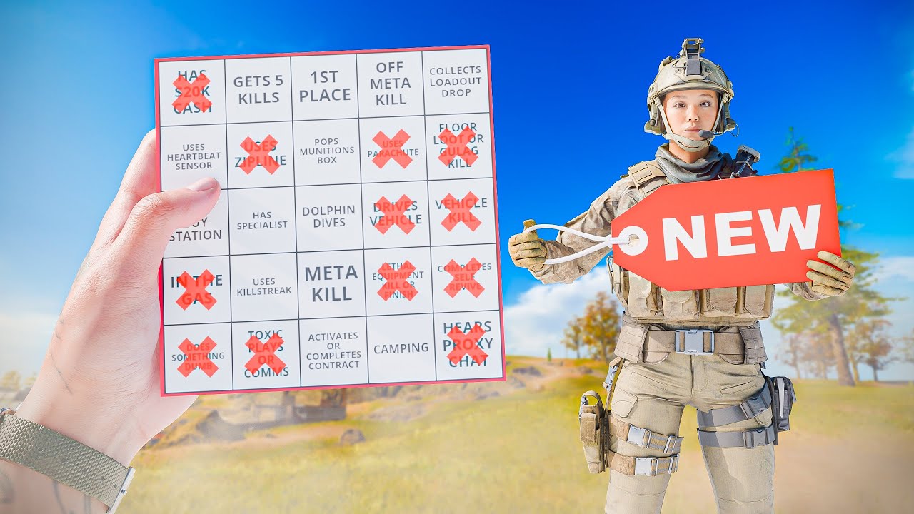 Marley Thirteen's Warzone Bingo