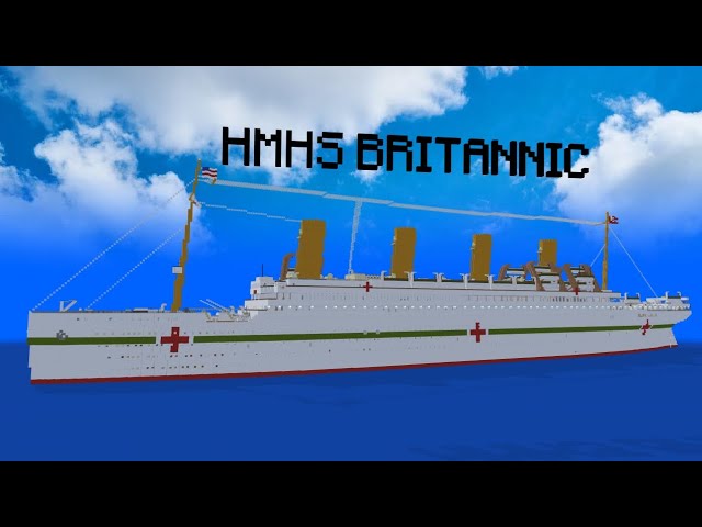 HMHS Britannic - 1916 v1.21.4 (2024) Minecraft Map