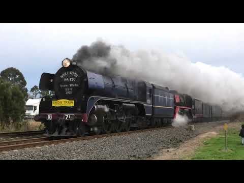 Steam Returns to Gippsland! / SRV snow train 1