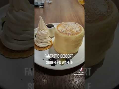 Soufflé Dessert Cafe at Puchong offers great quality soufflé & waffles.