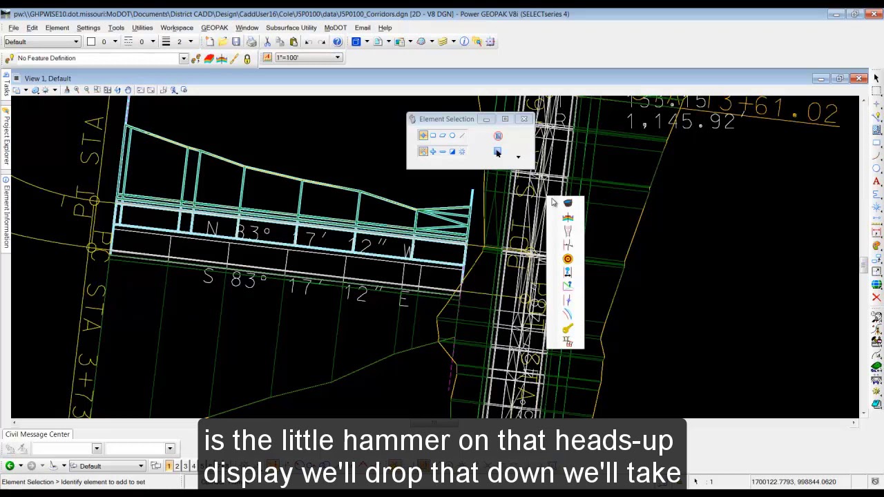 Road2 SS4 2.2 Intersection Design Step8 Modify Template Create Corridor
