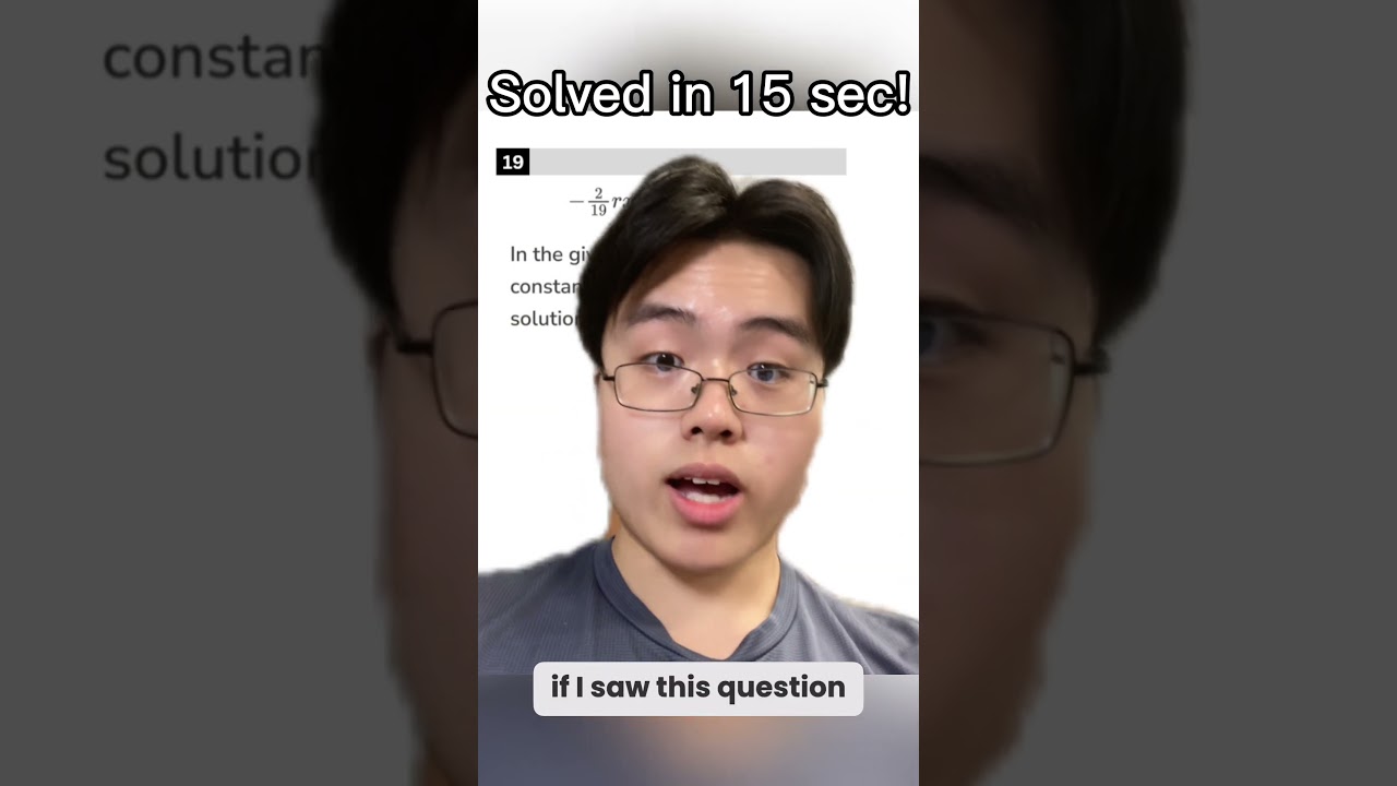 Solving SAT math questions in under 30 seconds pt.55 #justusedesmos #speedrun #satmath