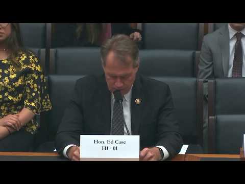 Congressman Ed Case testifies in Member Day on the Water Resources Development Act