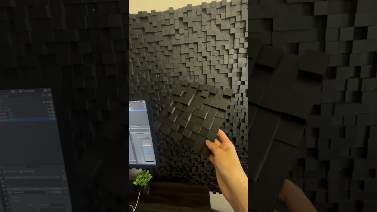 3D printed wall panels update!