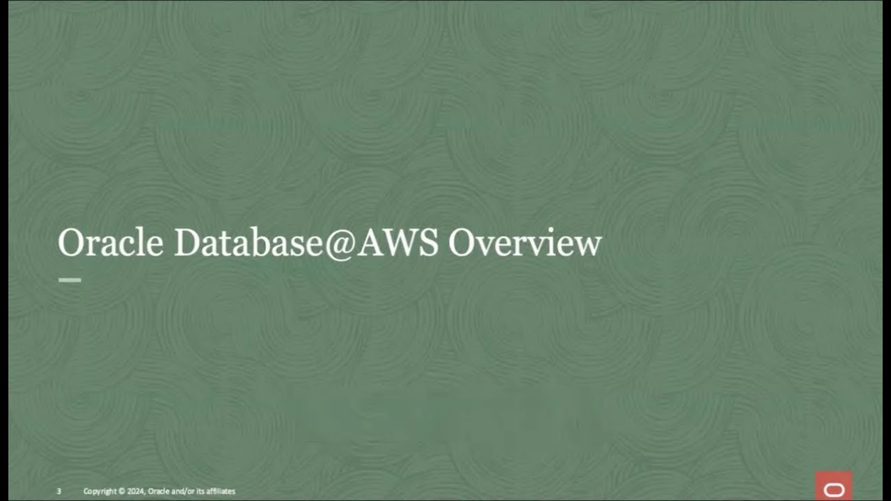 Provisioning Autonomous Database in Oracle Database@AWS