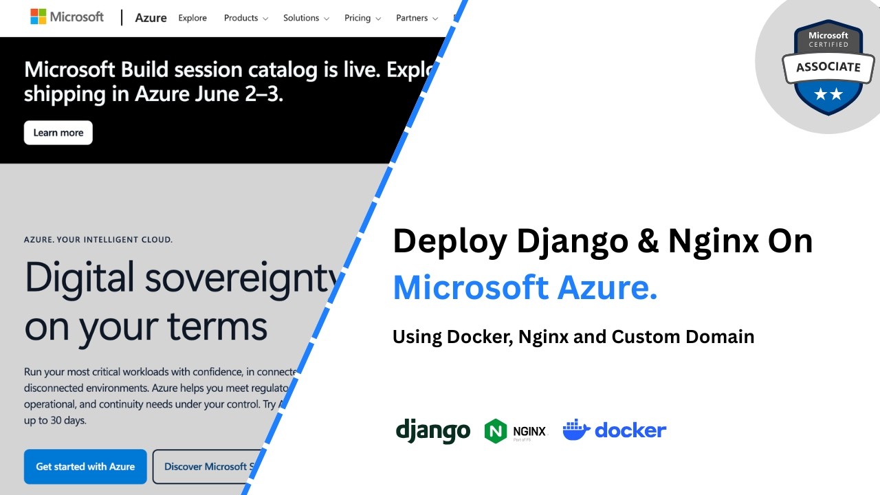 How to Deploy Django to Azure with Docker, Nginx, and Custom Domain