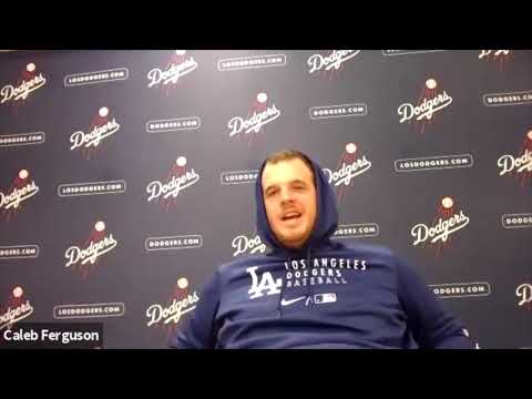 2021 Dodgers Spring Training: Caleb Ferguson talks Tommy John rehab, goal to return this season