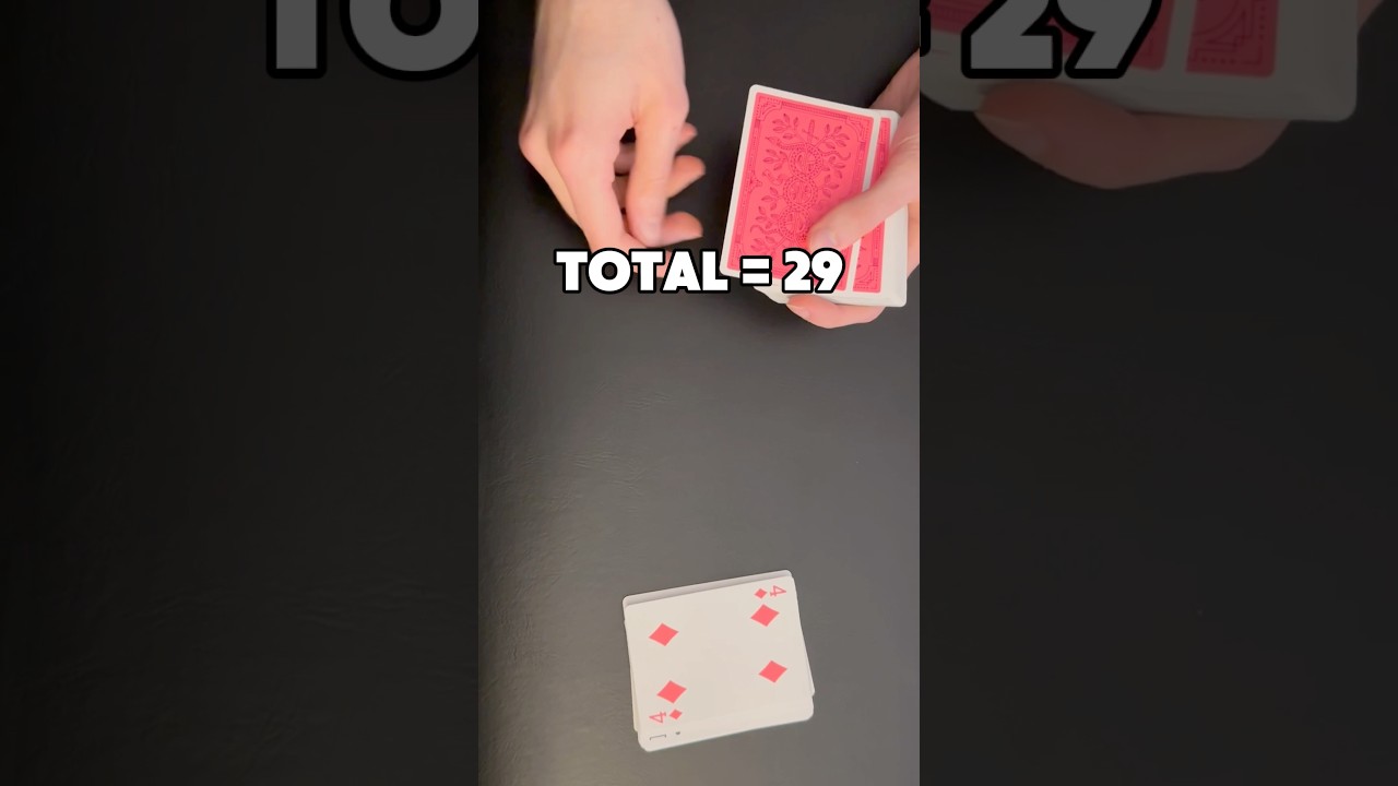 Learn A Math Card Trick Right Away! 1 Minute Tutorial #magic #tutorial #maths