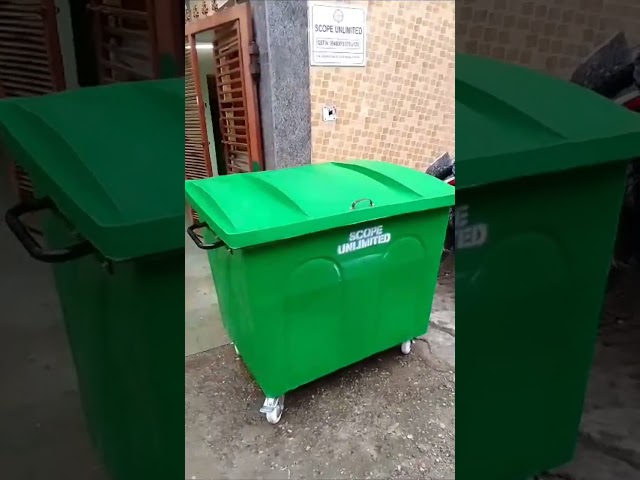 Municipal Dustbin - 360l Plastic Wheel Dustbin Trader - Wholesaler ...