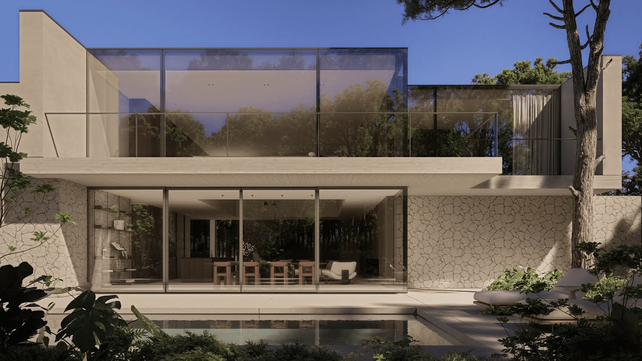 INSIDE, modern house by Bezmirno Architects