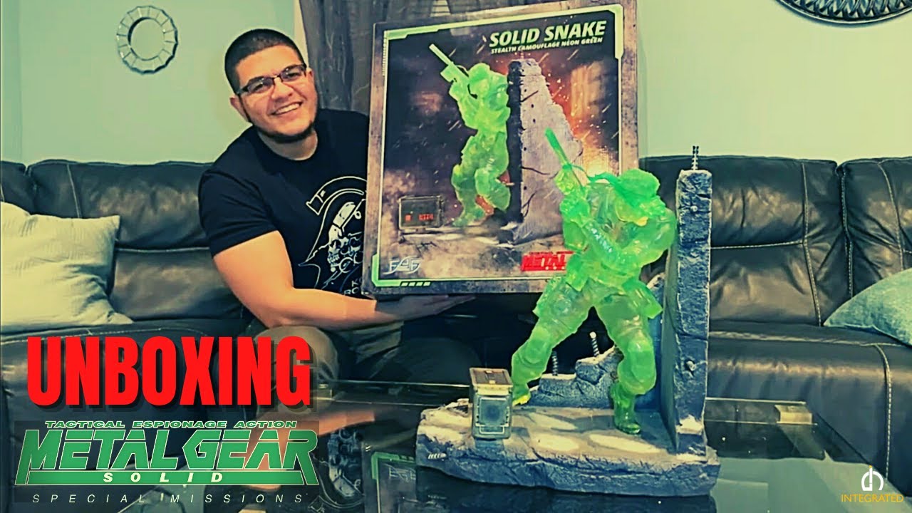 Is this the best Metal Gear Solid statue ?! [Solid Snake Statue] [Unboxing]