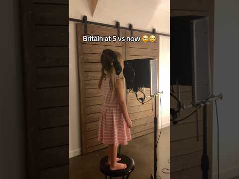 Throwback to little Britain singing ????❤️can’t wait for you all to hear the song we recorded!!