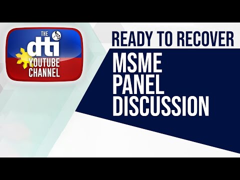 Ready to Recover: MSME Panel Discussion