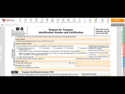 How to Fill W9 Form