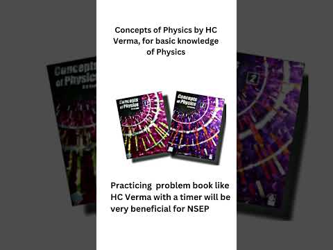 Physics olympiad books for preparing stage 1 NSEP #nsep #inpho #hcv #jeeadvanced