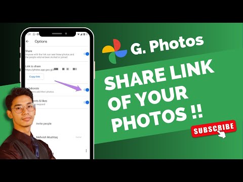 How to Share Link of Google Photos !