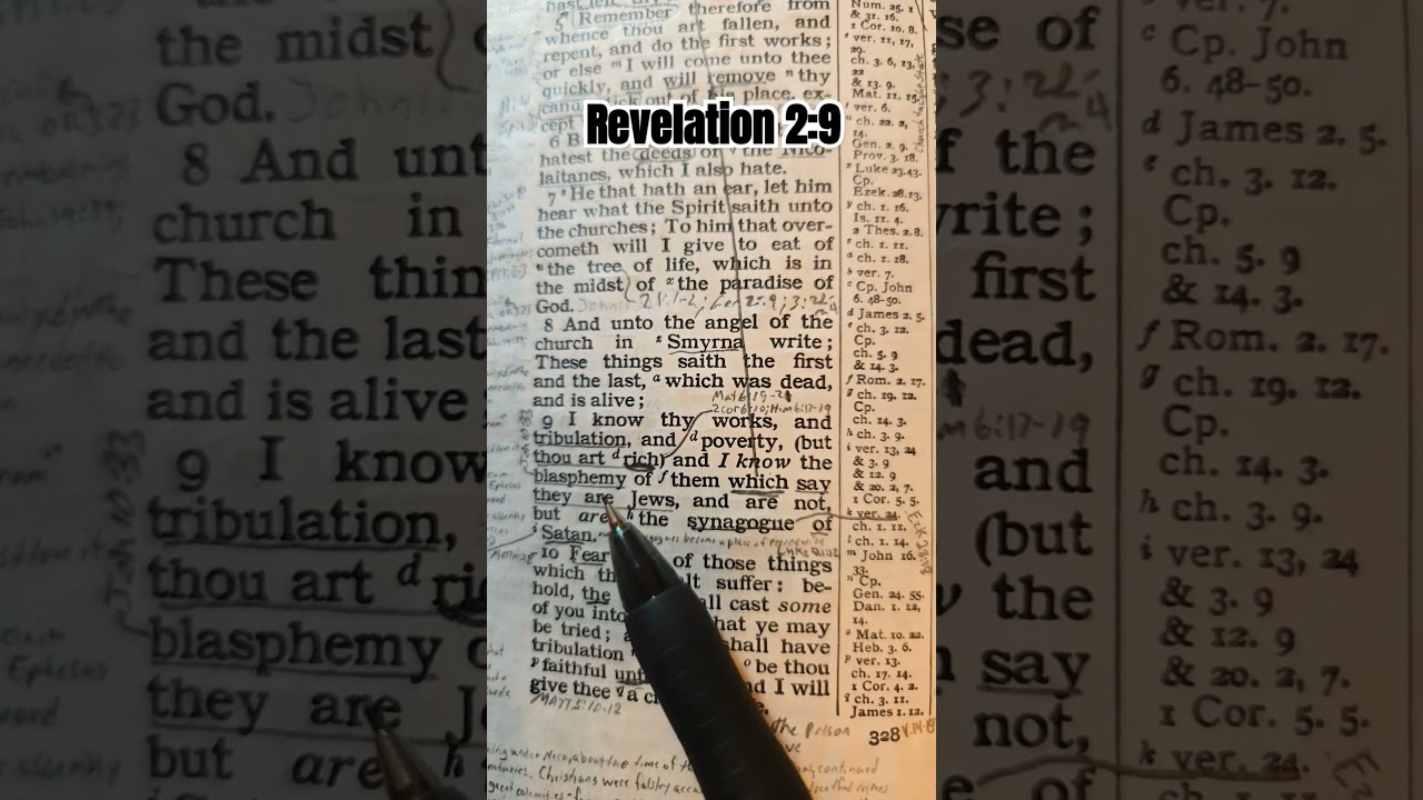 Revelation 2:9 #jesus #history #bible