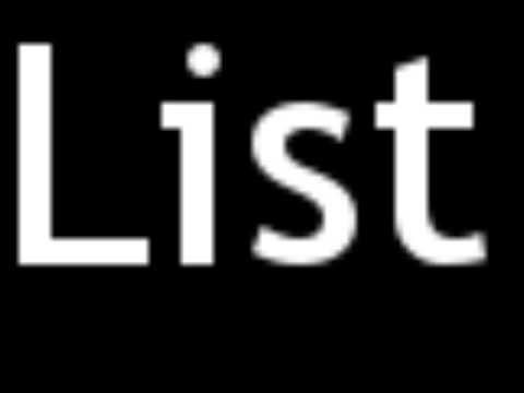 How to Pronounce List