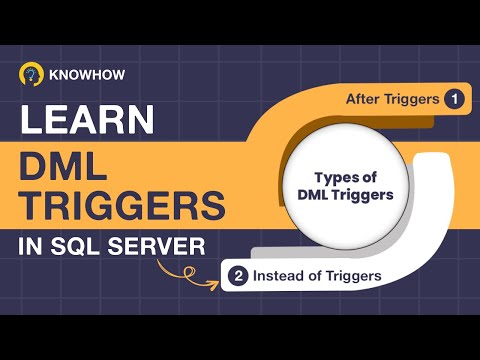 DML Triggers in SQL Server: Types, Examples, and Practical Guide