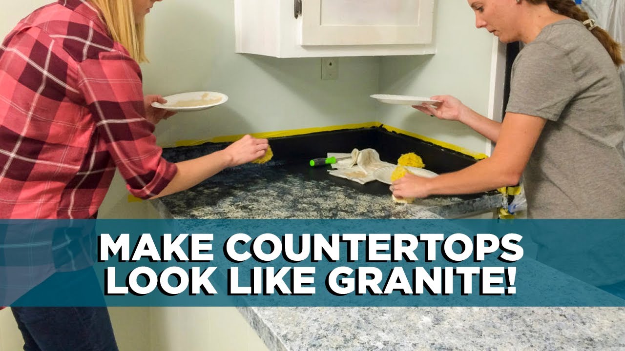 Painting Kitchen Countertops to Look Like Granite - Today's Homeowner with Danny Lipford