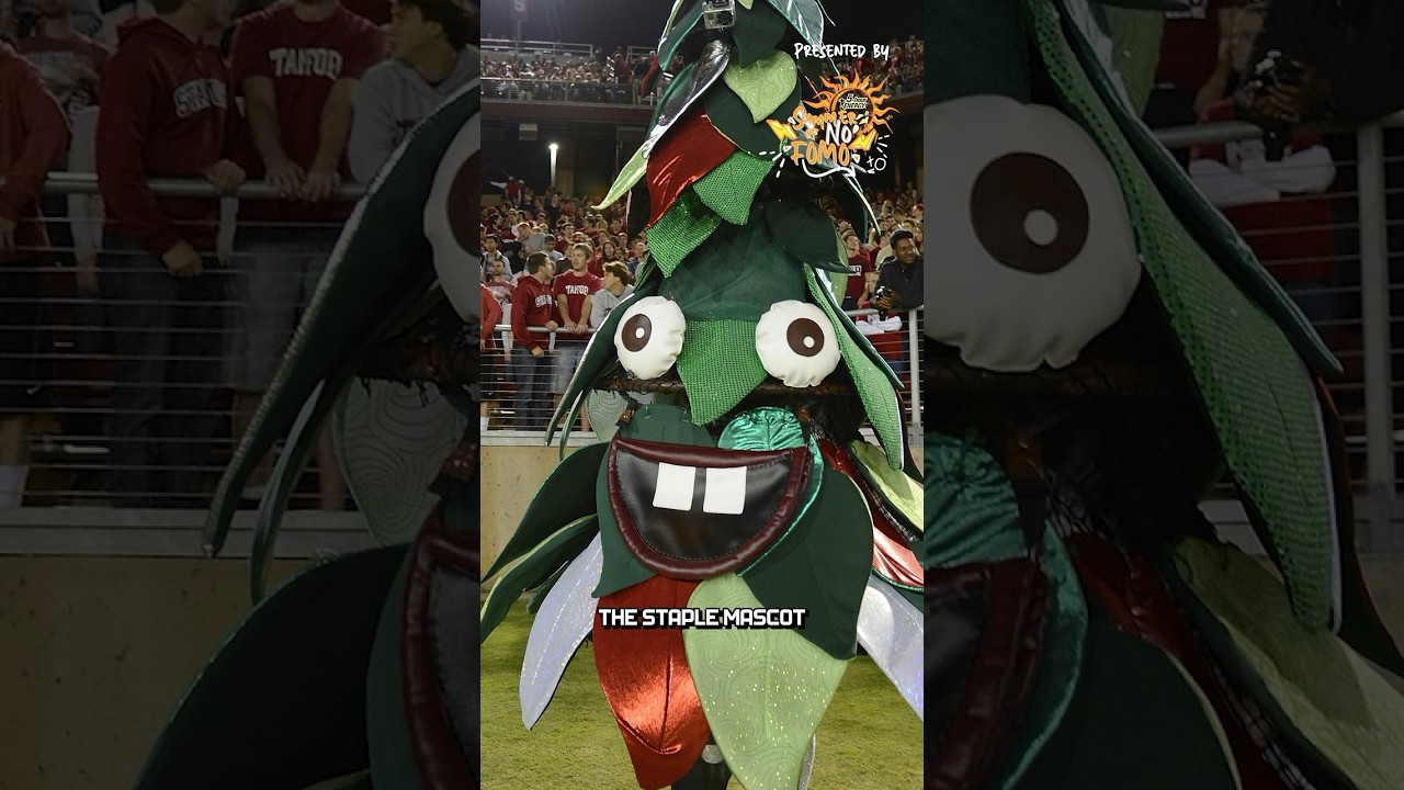 The Stanford Tree is easily one of the strangest mascots in college football #collegefootball