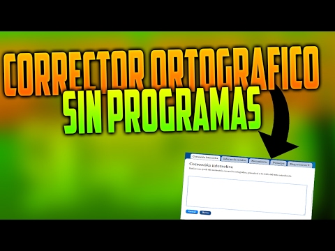 ¿Cómo Funciona? Corrector Ortográfico Online