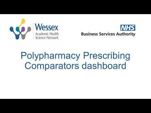 Polypharmacy Prescribing Comparators dashboard tour