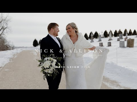 Nick & Allison | Farley Memorial Hall | Farley, Iowa
