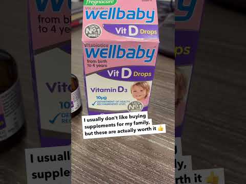Wellbaby Vit D Drops - Desk