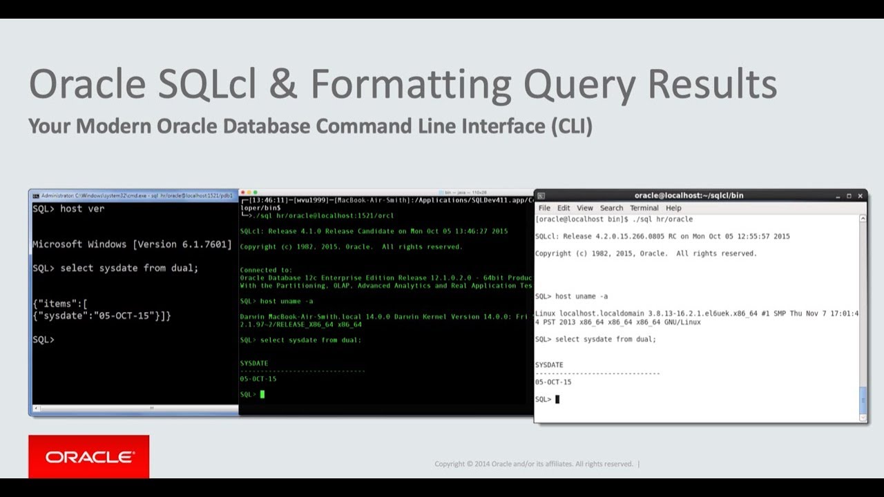 Automatic SQL Result Formatting with Oracle SQLcl