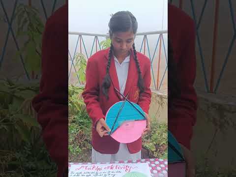 Angle at centre is double from remaining part of circle ll Maths Model