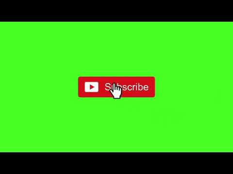 Animated Green Screen Subscribe Botton || Green Screen Subscribe Botton With Sound Effects ||