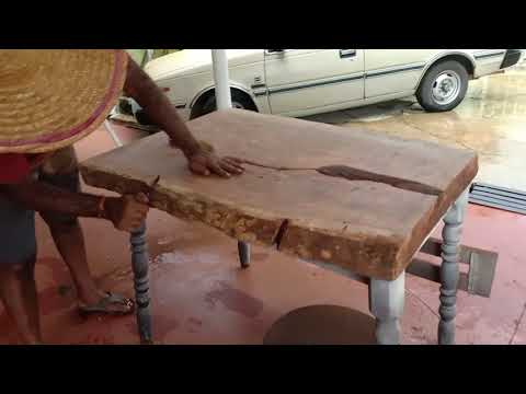 How To Make A Coffee Table From Merbau Wood.
