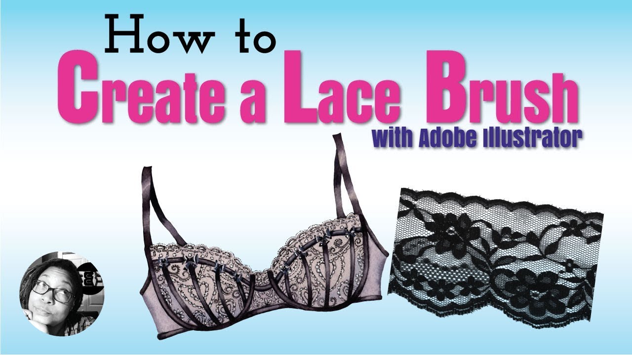Create a Lace Brush for a Flat Sketch | Illustrator for Fashion Design