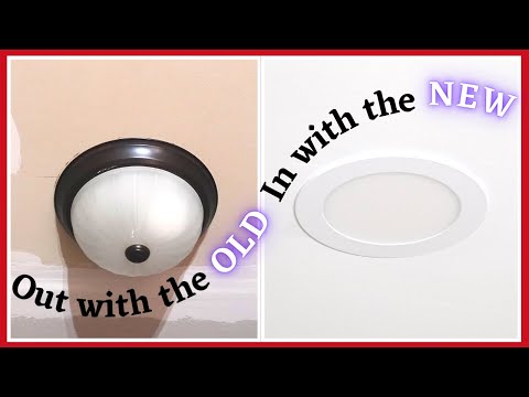 How to Install Ultra-Slim Recessed LED Lights || No Hole Saw, No Worries || Replacing Our Old Lights