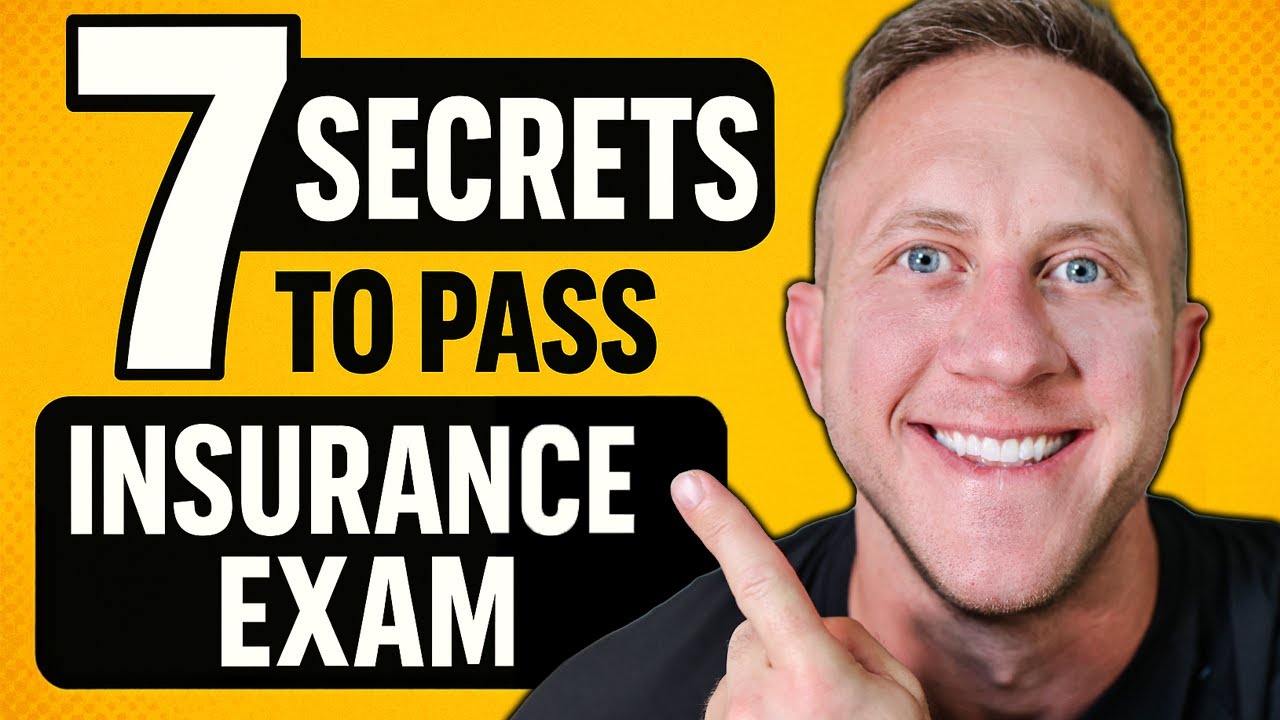 7 Secrets To Passing Your Insurance Exam In 1 Week