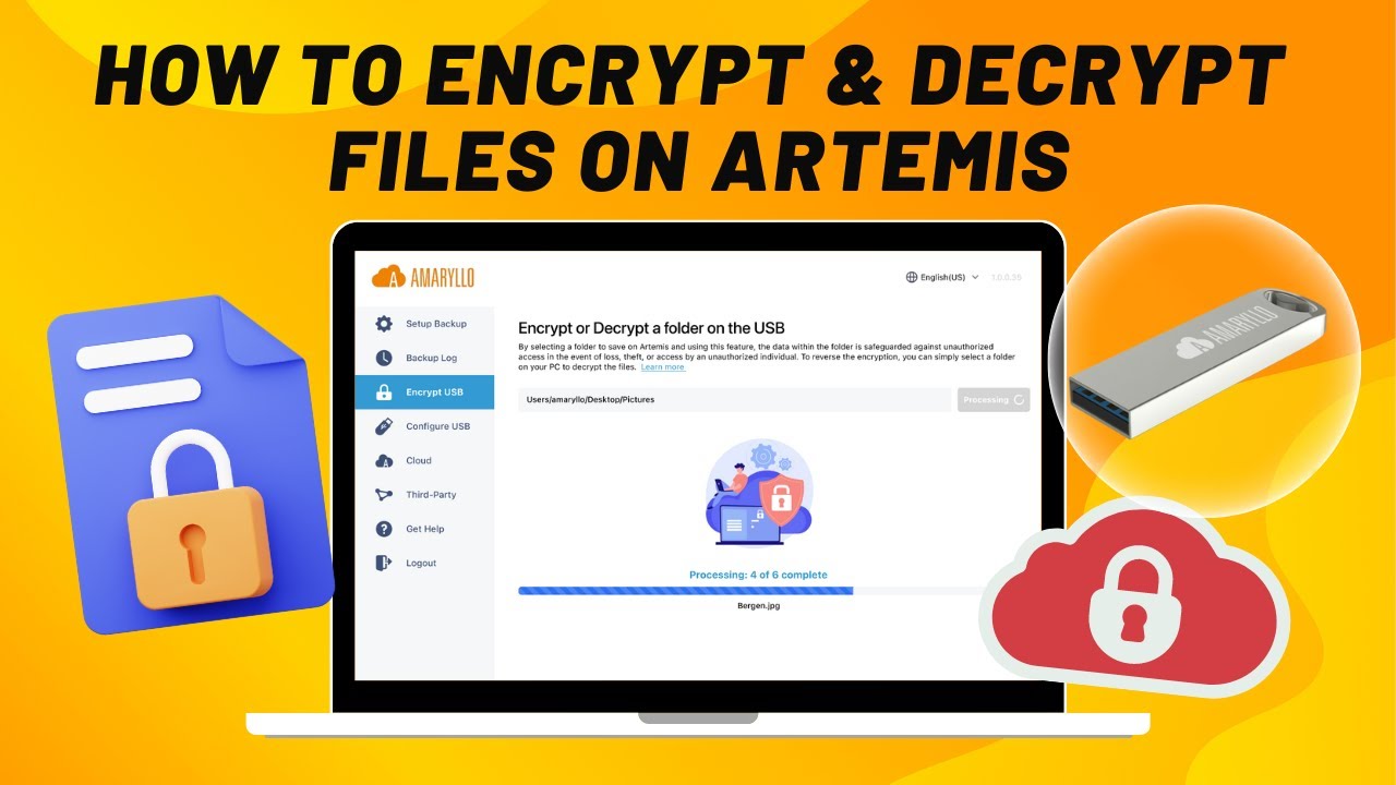 How to encrypt and decrypt files from Artemis
