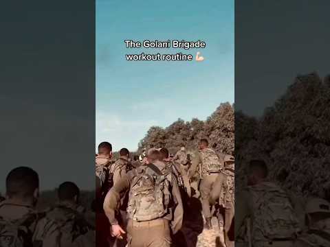 Catch the Golani Brigade workout routine