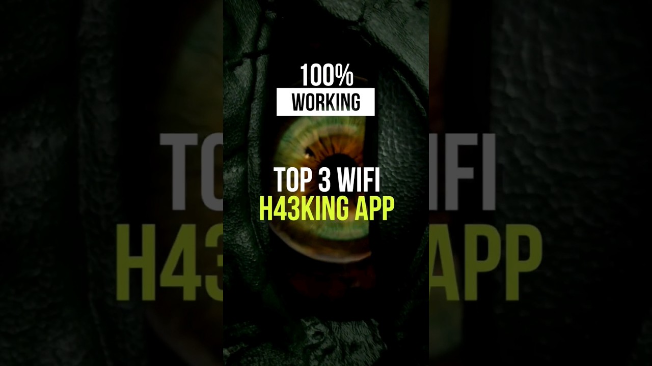 Top 3 wifi hacking apps for android | best hacking Apps | hacking 2023 || 100% WORKING || #shorts ||
