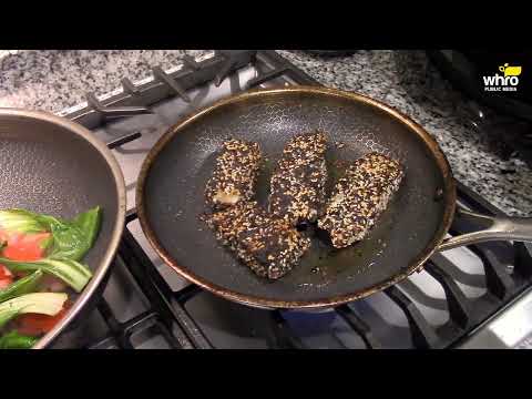 Cooking with Jae - Togarashi Japanese 7 Spice Haddock with A Bok Choy and Tomato Stir Fry