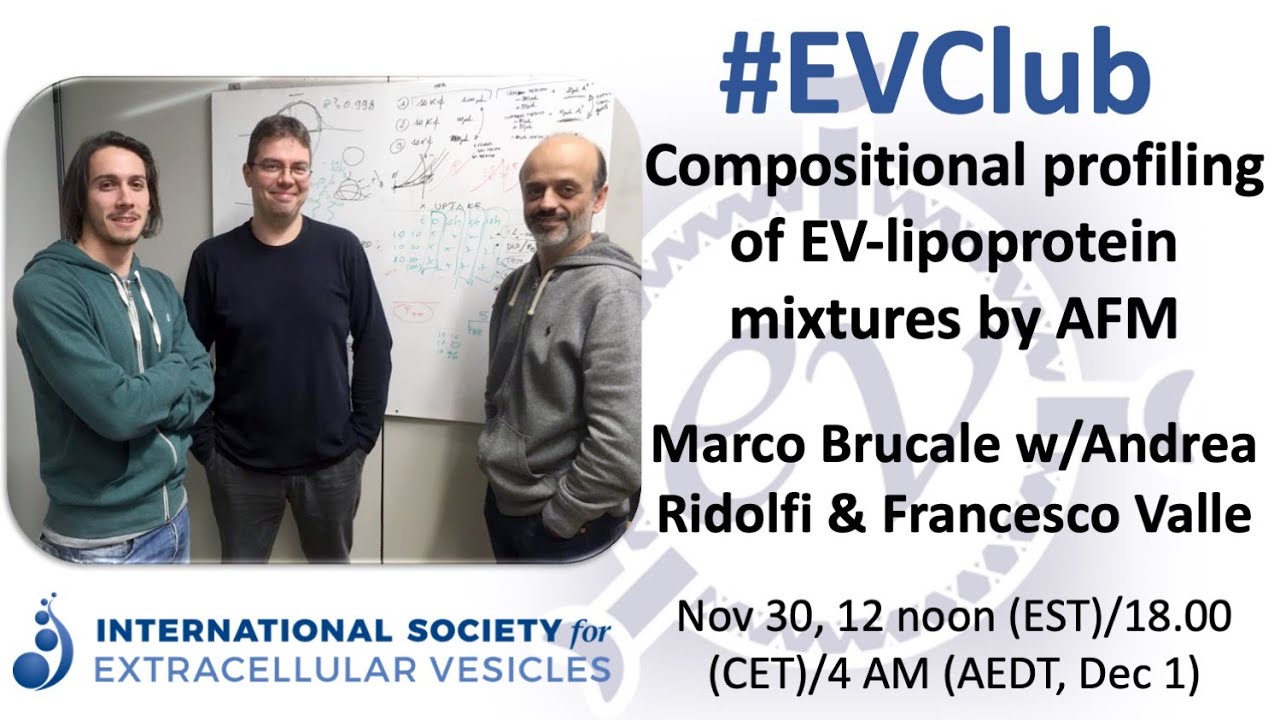 Marco Brucale: Compositional profiling of EV-lipoprotein mixtures by AFM nanomechanical imaging