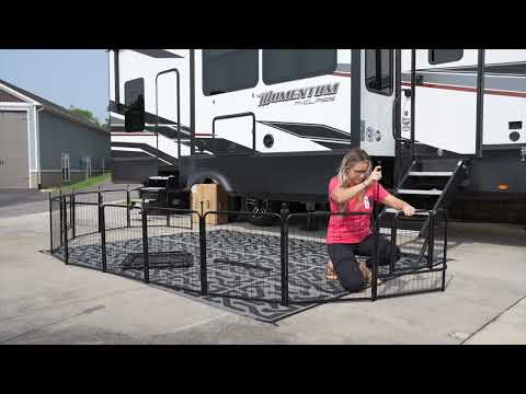 RV Dog Fence on the Go. FXW Dog Playpen