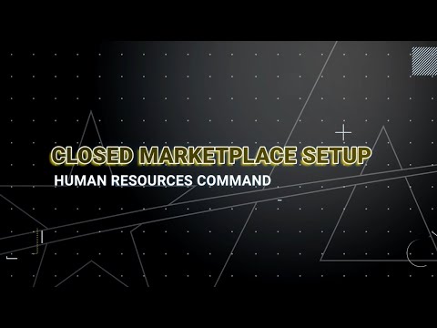 IPPS-A R3 Demonstration: Closed Marketplace Setup - HRC