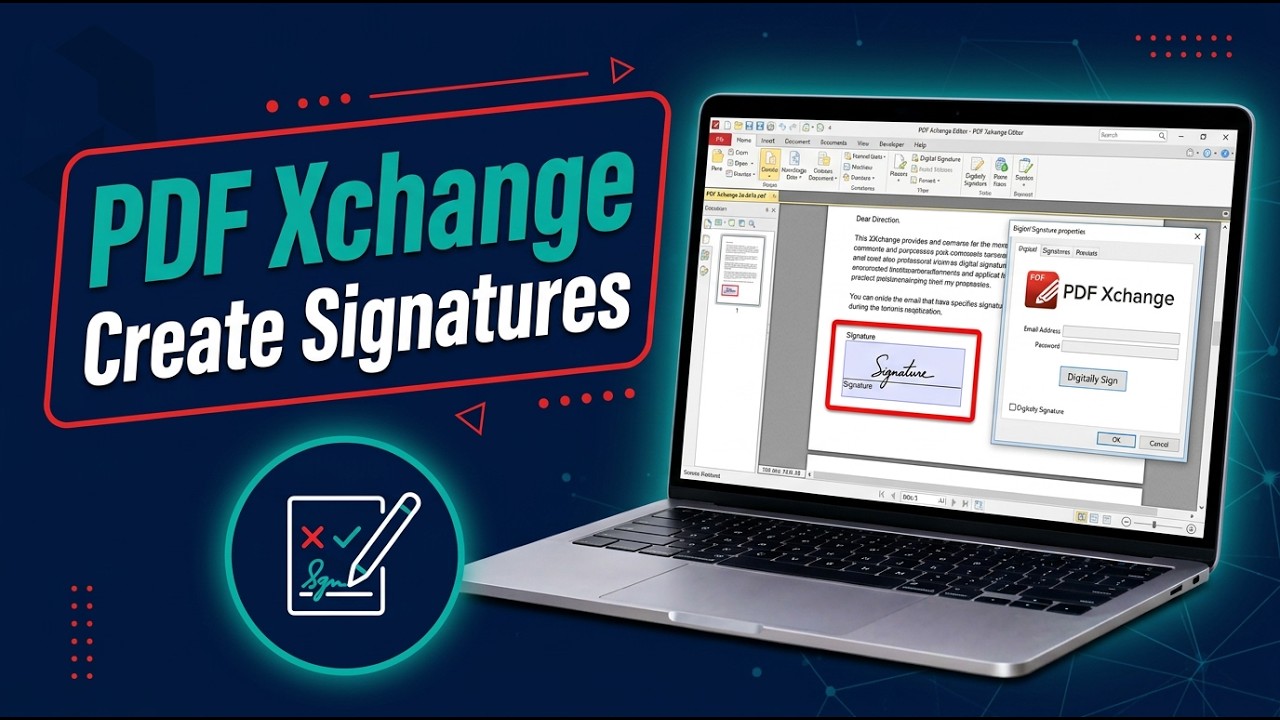 PDF XChange - Create Signatures